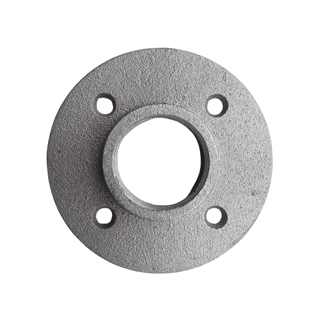 25mm Natural Black 4 Hole Threaded Flange - Aluminium Flanges-Pipe ...