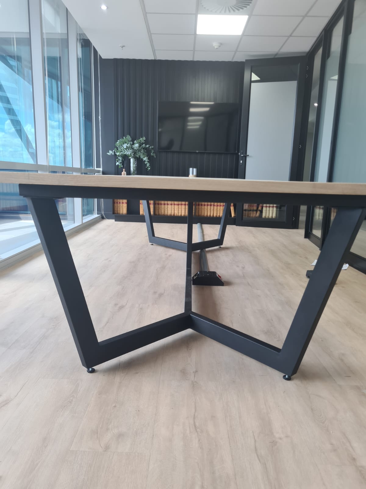 Cantilever Frame – Industrial Table Base - Aluminium Flanges-Pipe ...