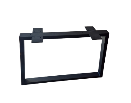 Tapered Steel Table Legs with adjustable feet - Aluminium Flanges-Pipe ...