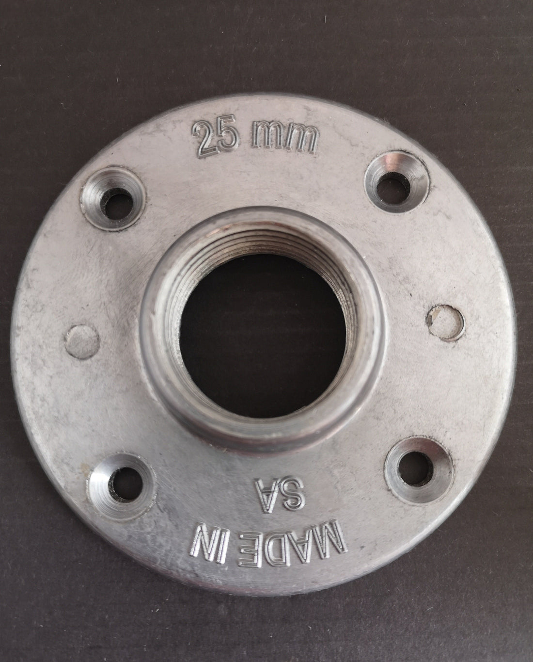 Floor Flanges 25mm - Aluminium Flanges-Pipe Furniture One Stop Shop