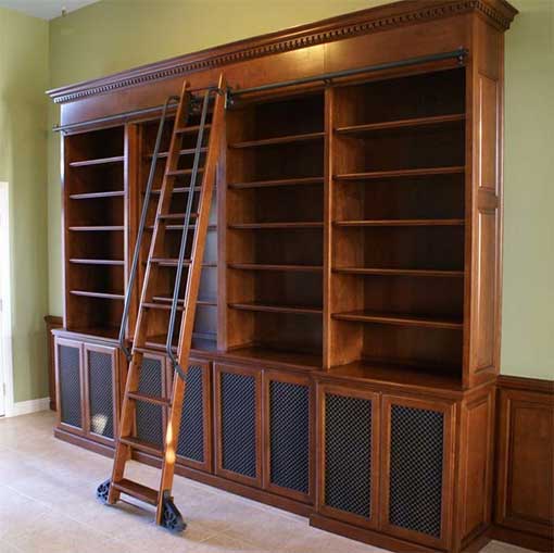 DIY Library or Sliding Ladder 70mm Classic Look Wheel Kit - IMPROVED ...