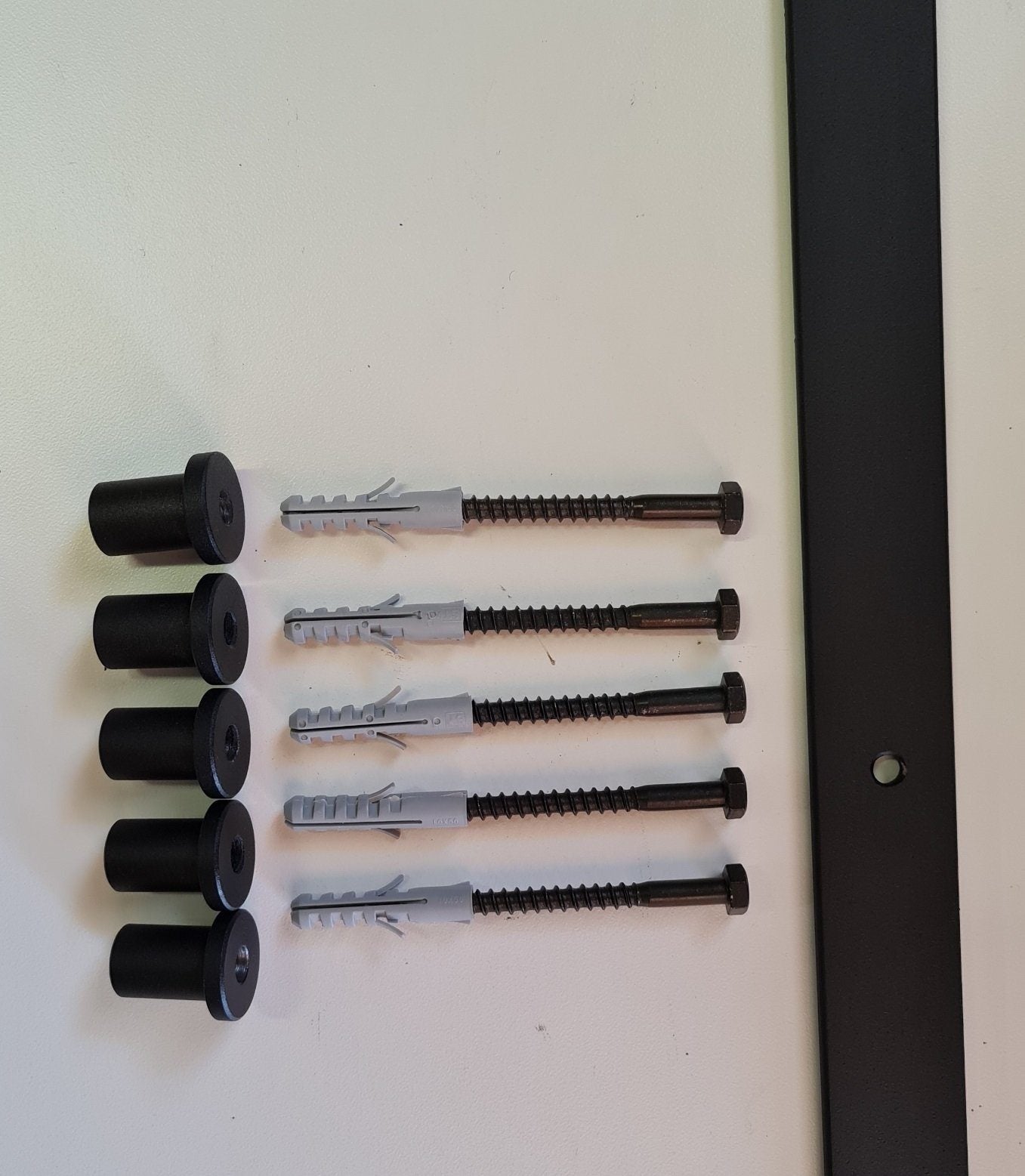 DIY Mounting Rail with Fasteners for Sliding Ladder Kit – Aluminium ...