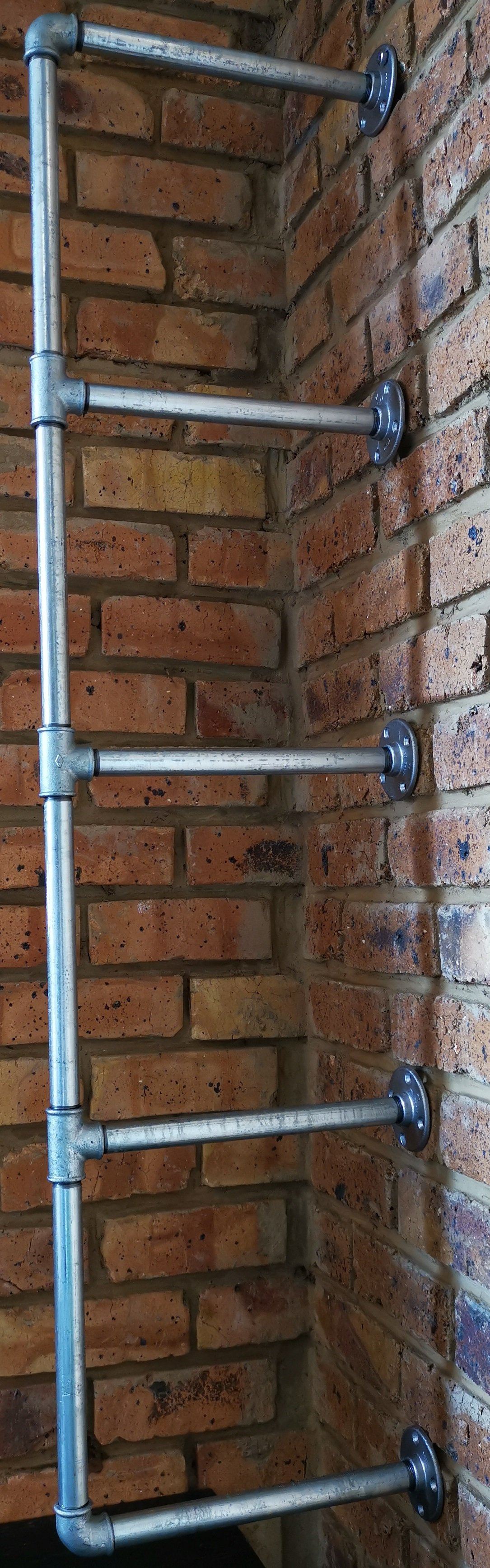 E-Shape 20mm Pipe Frame Shelf kit - for 300mm wide plank (choose qty f ...